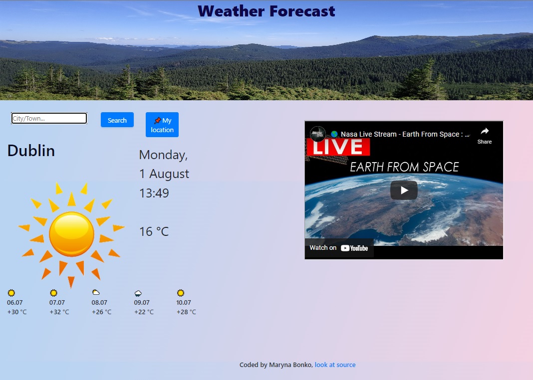 Front-end developer - Maryna Bonko